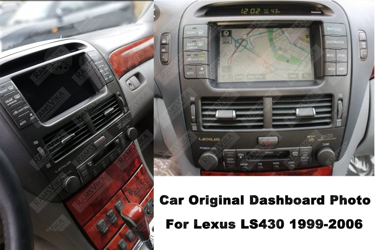 Lexus LS430 1999-2006Android car radio player GPS navigation – Ramsvika ...